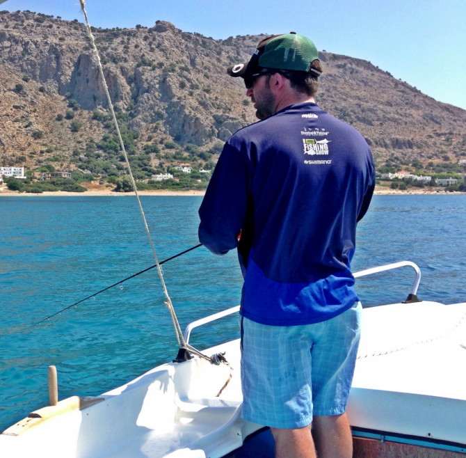 Light Rock Fishing in Rhodes